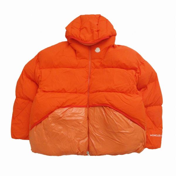 ・商品名【MONCLER GENIUS 1952 22AW ダウンジャケット アウター GLYME フード付き オレンジ サイズ3 L メンズ 】・表記サイズ【3(L)】【肩幅】77cm"【身幅】75cm"【着丈】78cm"【袖丈】57cm...