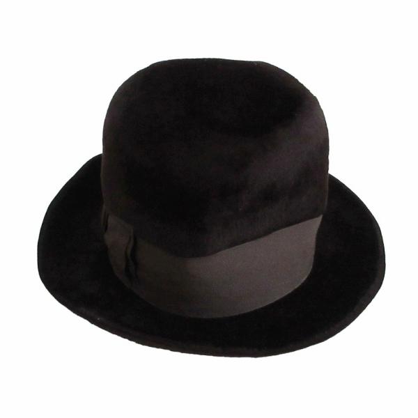 ・商品名【BOMBAS&amp;PERELES ヴィンテージ フェドーラハット 起毛 帽子 こげ茶色 ディープブラウン 57 メンズ】・表記サイズ【57】【つば】6cm"【頭周り】57cm"【その他】・素材【内タグがありません】・カラー【デ...