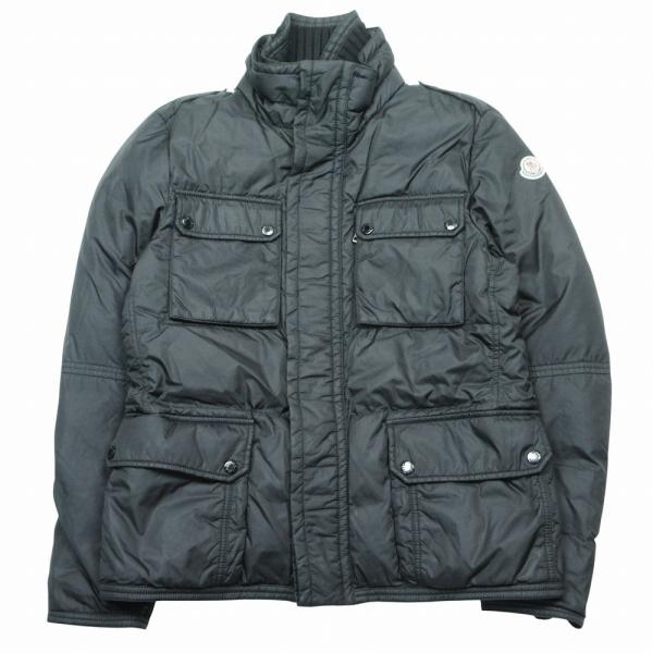 ・商品名【MONCLER モンクレール AMAZZONE ダウンジャケット M-65 フィールドジャケット ブルゾン アウター ブラック サイズ2 M メンズ】・表記サイズ【2(M)】【肩幅】45cm"【身幅】52cm"【着丈】66cm"【...