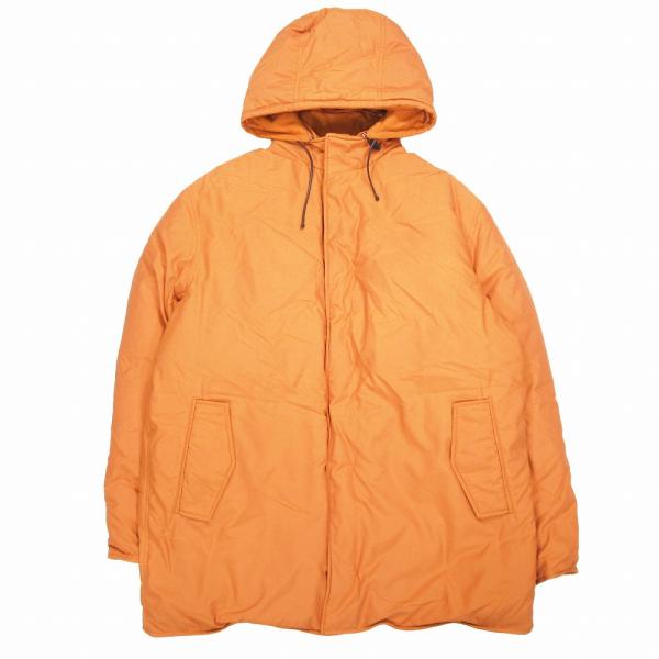 ・商品名【HERMES reversible cashmere down jacket hermes orange エルメス リバーシブル カシミヤ100% ダウンジャケット オレンジ】・表記サイズ【50(L)】【肩幅】52cm"【身幅】6...