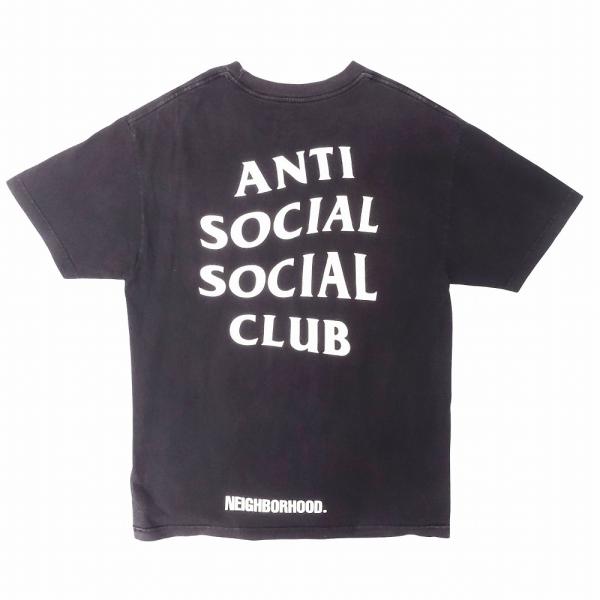 ・商品名【18ss NEIGHBORHOOD × Anti Social Social Club TURBO Tシャツ 半袖 ネイバーフッド アンチソーシャル トップス L 黒 メンズ】・表記サイズ【L】【肩幅】53cm"【身幅】54cm"...