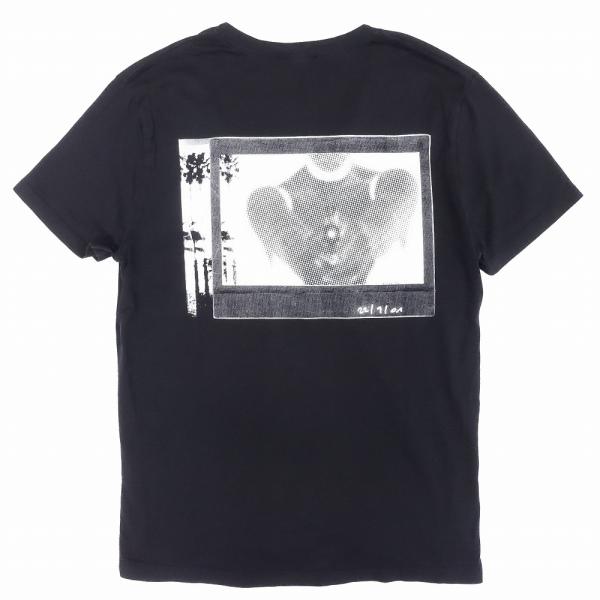 ・商品名【00s 07ss KRISVANASSCHE クリスヴァンアッシュ Tシャツ カットソー Vネック 半袖 バックプリント GUN POINT M 黒 メンズ】・表記サイズ【M】【肩幅】43cm"【身幅】48cm"【着丈】62cm"...