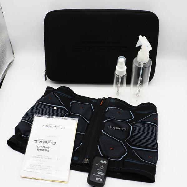 スマホ、タブレットからご覧の方は、下記の【商品詳細を見る】から詳細情報を必ずご確認下さい。商品名：MTG SIXPAD シックスパッド パワースーツ Lite Core Belt Mサイズ 専用コントローラー付商品管理番号：ER7-07-3...