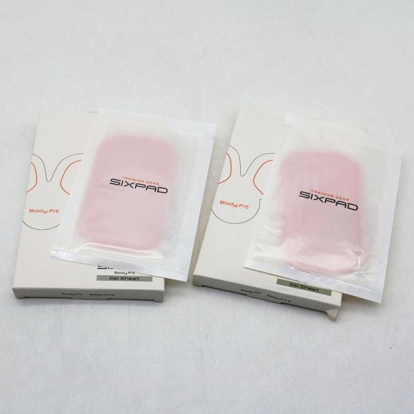 スマホ、タブレットからご覧の方は、下記の【商品詳細を見る】から詳細情報を必ずご確認下さい。商品名：シックスパッド専用 ボディフィット高電導ジェルシート 2枚入り（箱タイプ）ツバなし 2箱セット商品管理番号：ER8-01-40状態：未使用品で...