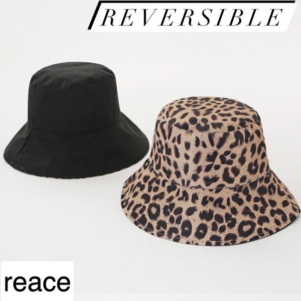 ヒョウ柄×ブラック　リバーシブル平置きつば横　約39cm縦 　約17cm※クリックポスト(ポスト投函)になります。※ご覧のモニター環境により画像の色味と多少異なる場合がございますので、ご了承ください。※平置きでのメジャー採寸ですので、若干の...