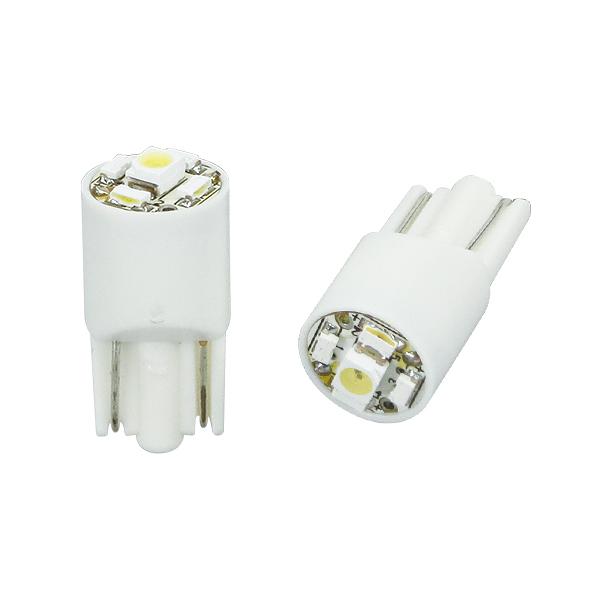 【商品コード】500215-ra001【適合車種】汎用品【入数】2個入り【点灯色】ホワイト【LED数】5【ECE規格】W5W【ガラス形状】T10【定格】12V5W【口金形状】ウェッジ W2.1x9.5d【適用】ポジション/ルーム/ライセンス