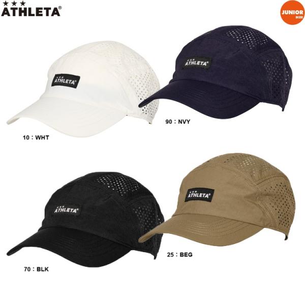 JR Jr ジュニア 子供用 KIDS キッズ 小学生ATHLETAの織りネームが特徴のドットメッシュキャップです。通気性に優れたメッシュ素材で、暖かい季節のアクティビティに最適。品番：05347JMATERIAL : ナイロンリップCOM...