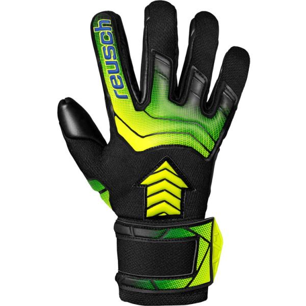 メーカー　REUSCH　ロイシュアトラクト AB1 インフィニティ品番：5560764(7052)ブラック/セイフティ イェロー/ブラック￥12,100（税抜 ￥11,000）●アリソン・ベッカー監修モデルがブラジルカラーで登場。パームはイ...