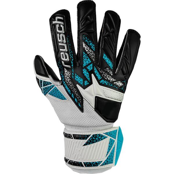 メーカー　REUSCH　ロイシュアトラクト シルバー ジュニア品番：5562215 1125(1125)ホワイト/シルバー/ブラック4,5,6,7￥6,000（税込 ￥6,600）●パーム:ロイシュグリップシルバー●カット:エクスパンスカッ...