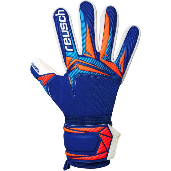 メーカー　REUSCH　ロイシュアトラクト アドバンス品番：5660215-4126(4126)シャープブルー/ホワイト/ショッキングオレンジ7.5,8,9￥7,500（税込 ￥8,250）【パーム】ロイシュグリップアドバンス【カット】エク...