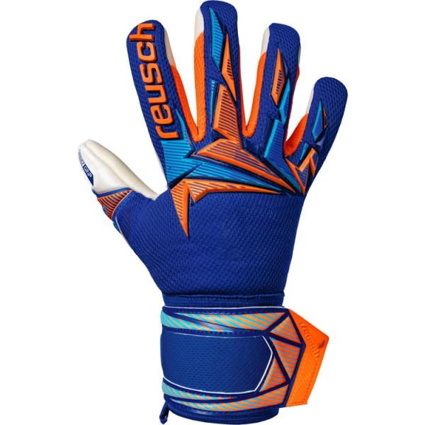 メーカー　REUSCH　ロイシュアトラクト フリーゲル アドバンス ジュニア品番：5662235-4129(4129)シャープブルー/ショッキングオレンジ￥8,800（税抜 ￥8,000）展開サイズ:4,5,6,7【パーム】ロイシュグリップ...