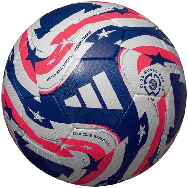 2025年6月15日から2025年7月13日までアメリカで開催されるFIFAクラブワールドカップ2025で使用モデルのレプリカ開催国アメリカの国旗（星条旗）カラー「星条旗」をボール全体に配した「VERY AMERICA」なデザイン・号数　5...