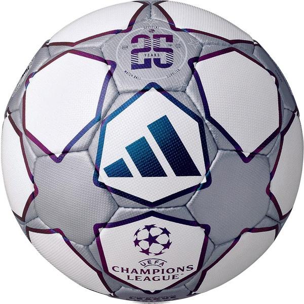 フィナーレの登場から25周年を記念して、UEFAチャンピオンズリーグ00-01シーズンのボールデザインからインスピレーションを受けたアニバーサリーモデル。・号数　5号球（中学・高校・大学・一般用）・素材　人工皮革・製法　手縫い・JFA 検定...
