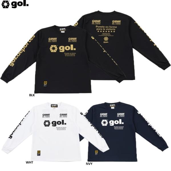 gol.の象徴的なロゴをモノクロで集積表現、ブランドロゴが象徴的なデザイン。吸汗速乾機能UVカット機能放熱機能ストレッチ機能NO毛玉機能イージーケア機能■サイズ目安S：身丈 65.0　/　身幅 47.0　/　袖丈 20.0　/　身長 160...