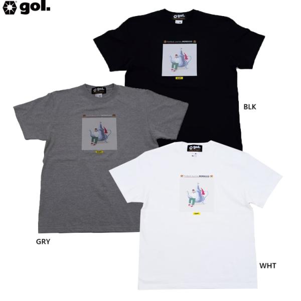 25ss　今シーズンgol.がボールと一緒に旅をしているのはモロッコ。モデル名のATAYはこの国で出てくる強烈なミントのフレーバーが特徴のお茶。イラストにはモロッカンバブーシュを粋に履いてボールと共にミントティーを嗜む構図。座っているのはシ...