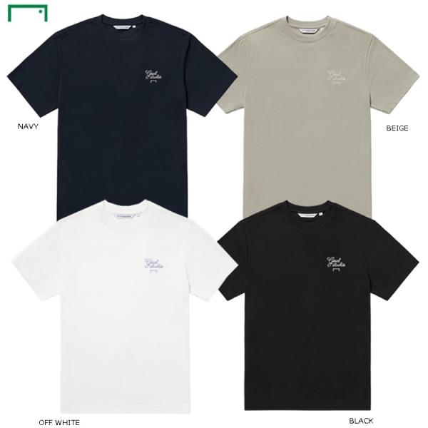 軽量でしっかりとした生地感のラウンドTシャツ軽量でしっかりとしたエアロクールシングル素材。シンプルなデザインなのでどこでもスタイリングしやすいですフロント胸には筆記体ロゴのチェーン刺繍を施しました。-しっかりとした質感の綿/ポリエステル混紡...