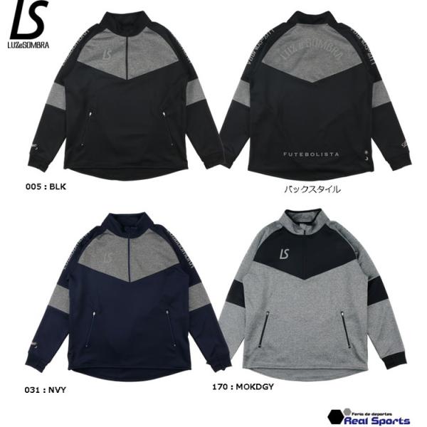 LUZ ルース LSSINGLE FACE新型のHALFZIP TOPが登場。身幅にややゆとりを持たせたシルエットでプレーでも移動着としてもOKな汎用性の高いTOPS。□サイズ　S/M/L/XL身丈　66/68/70/72(cm）身幅　53...