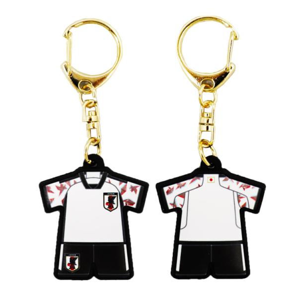 JFA公式ライセンス商品/ファングッズサッカー日本代表の2022ユニフォーム（アウェイ）をモチーフにしたユニフォームチャーム。サイズ：全長約 85mm●追跡可能メール便　対応可