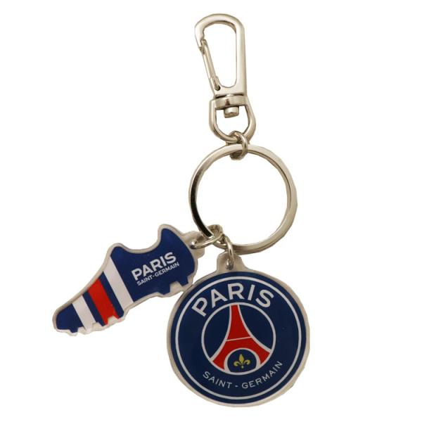 クラブ公式ライセンス商品フランス リーグ・アン パリ・サンジェルマンシューズ型アクリルキーホルダー・全長約10.5cm●追跡可能メール便　対応可　<br>
