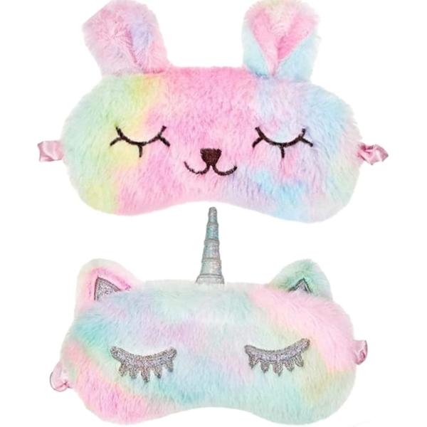 バリエーションコード : 2B26Y86LYK「かわいいデザイン」もふもふでカラフルなウサギとユニコーンの子供用アイマスク2個セットです。猫/うさぎ/ユニコーンの3種からお好きな組み合わせをお選び頂けますので、ご家族やご友人と楽しくお揃いで...