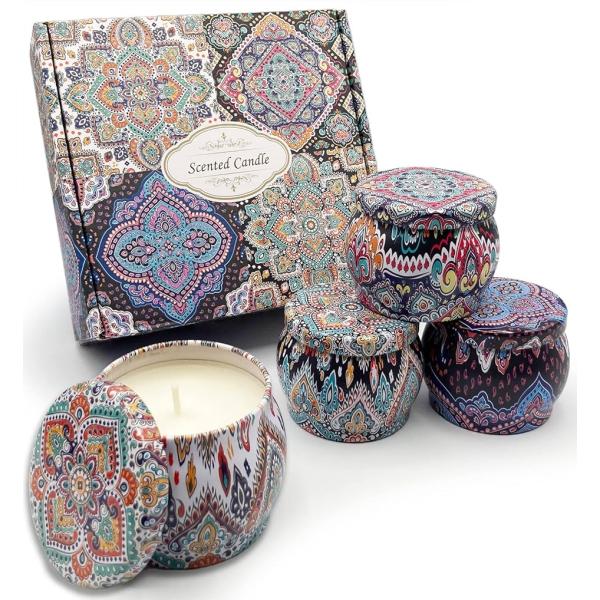 バリエーションコード : 2B2DD01RHK「スタンダートな数種類の香り」 このアロマキャンドルギフトセットにはの4種類のフレグランスが含まれ、アロマテラピーをご家庭でいつでもお楽しみいただけます。スタンダートなラベンダー・レモン・バニラ...