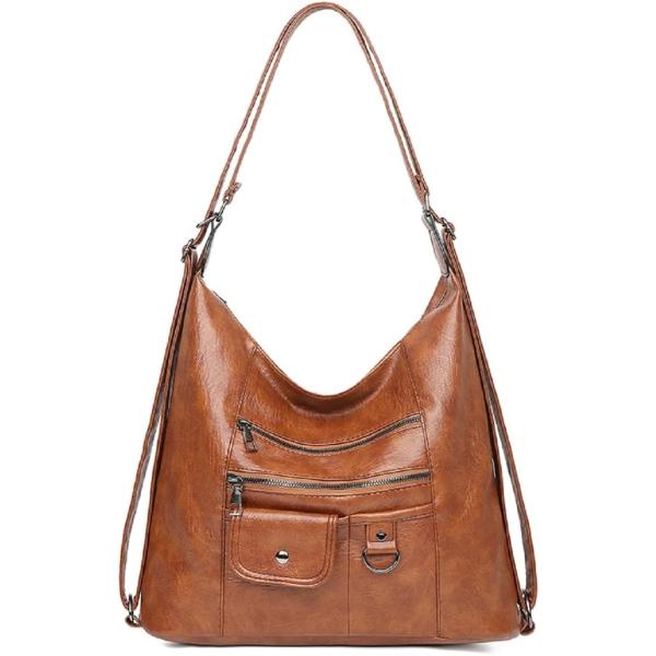 バリエーションコード : 2B2C2ON94N・多機能で高級感溢れる上質なPUレザーで作られたショルダーバッグ。ショルダーバッグ、バックパック(リュックサック）と2通り使える便利な多機能バッグ。収納力抜群でデイリーのお出かけにも１泊旅行用に...