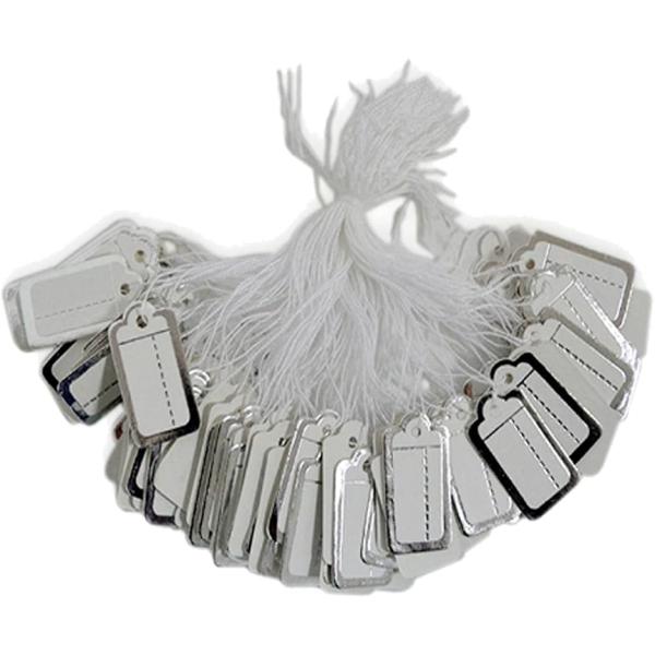 バリエーションコード : 2B2F2VP4R4・高級宝石店などで用いられるジュエリー用値札100個セットです。ゴールドとシルバーの2色からお選びいただけます。・ゴールドとシルバーの輝きが、ジュエリーの高級感を演出してくれます。・やや上寄りに...