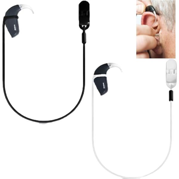 バリエーションコード : 2B2FNUUL9T・補聴 器ストラップ 片耳用 2本セットです。クリップで服に固定し、補聴 器の落下防止や紛失防止に役立ちます。クリップは最大1cm開き、厚手のお洋服もしっかりと固定。ストラップは片サイド約26c...