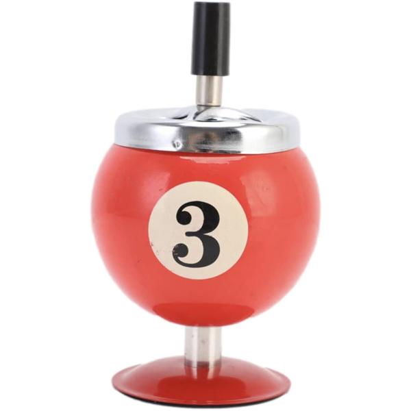 バリエーションコード : 2B25J0NGRH・ビリヤードボール型のユニークな灰皿です。・上のボタンを押すと灰が中に落ちる仕組みで、煙や匂いが漏れにくくなっています。・サビや変形の心配がなく、耐熱性に優れています。また、口が広く掃除やお手入...