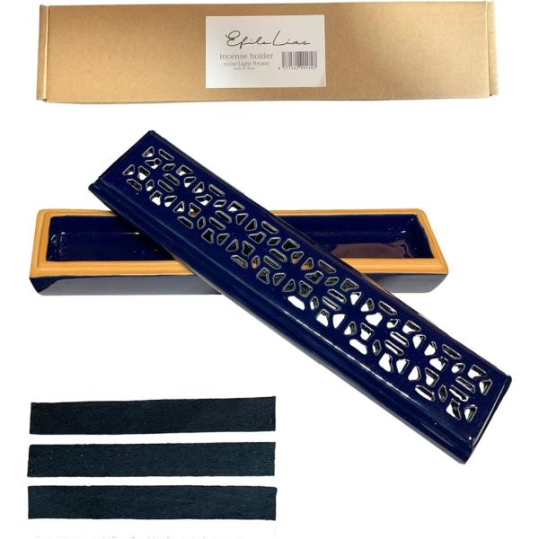 バリエーションコード : 2B2WVXLPXH「ふた付きで安全な設計」灰が飛び散らないふた付き陶器製のお香立てです。ペットと暮らしている方や小さなお子様がいて走って風が起きてもやけどの心配はありません。「お部屋のイメージを損なわないシンプル...