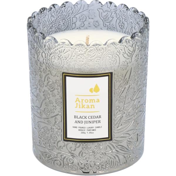 バリエーションコード : 2B2WOW1TLK「長時間燃焼型のキャンドル」200g/7.05oz 幅7.5cmx高さ9.0cm約35時間の長時間燃焼を維持し、最高のリラックス空間を演出します。「お気に入りの香りをお選び下さい」アロマキャンド...