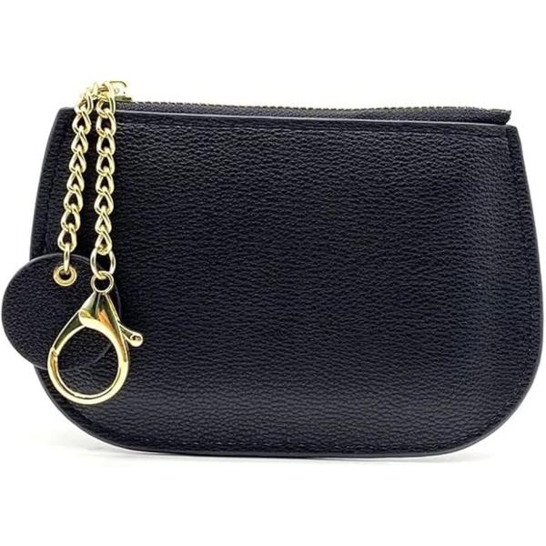 バリエーションコード : 2B2PWNLVHQチェーンバックル、キーチェンがついている新しいタイプのミニ財布です。オシャレ感が漂うPUレザーを使用し、女性にも人気のデザインです。