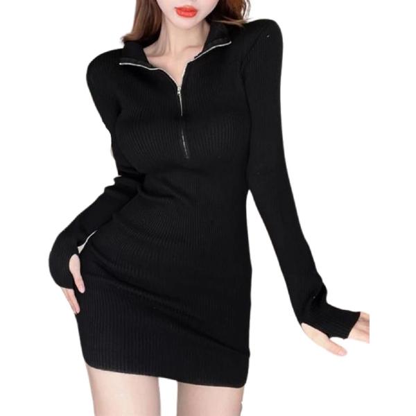 バリエーションコード : 2B2RIP4G56・「 ホワイト / 水色 / ブラック 」 ( M ) 着丈80cm バスト62-86cm ウエスト60-75cm ヒップ70-95cm 袖丈49cm ＊ ストレッチ 伸縮性 あり・胸元 チャッ...