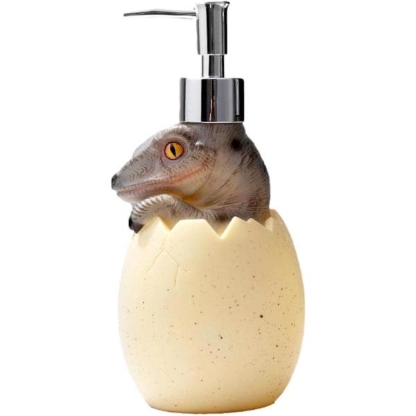 バリエーションコード : 2B2SKKOVPTカッコいい恐竜のソープディスペンサーです。恐竜好きのお子さんへプレゼントすれば喜ぶこと間違いなし。大容量で使いやすく詰め替えの手間が省けます。サイズ：19x9x9cm容量：約560ml本体重量：...