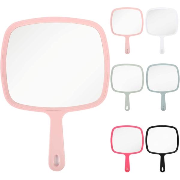 バリエーションコード : 2B2PSNCWWN「大きくて見やすい」 大きくて横に長いハンドミラー。縦長タイプより顔全体が見やすい実用的なデザインです。鏡面は高解像度で細かいところまでクリアに映るため、毎日のメイクに大活躍するでしょう。「滑り...