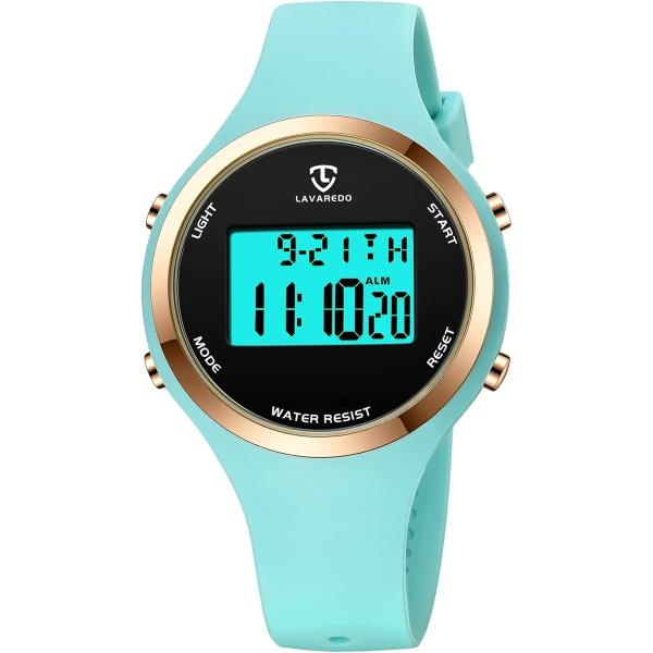 バリエーションコード : 2B2UU2I3SV・「多機能 スポーツウォッチ」：カレンダー、曜日表示、12/24時間制、ストップウォッチ、目覚まし時計を含む多機能デジタル腕時計です。LEDバックライト機能を持ち、暗い環境でも簡単に時間を読み取...