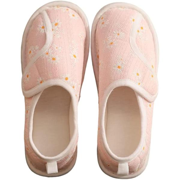 バリエーションコード : 2B2RJRUH4G優しいコットン素材でおしゃれな花柄デザインの室内用スリッパです。簡単に履けて脱ぎやすい、長時間歩いても疲れにくい軽量設計で持ち運びにも便利ですので、マタニティやお年寄りに最適です。柔軟性も抜群で...