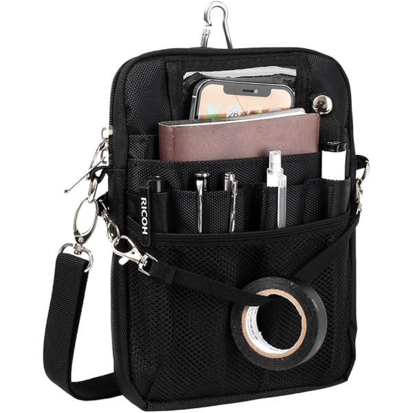 バリエーションコード : 2B4USCTC5W・＊マチ3.5cm大容量、12ポケットと多数の機能を兼ね備えた仕事用ウエストポーチ。v「マチを1cm増加したサイズUP版」お客様からご要望により、従来版からマチを1cm拡張。サイズUPしたので、...