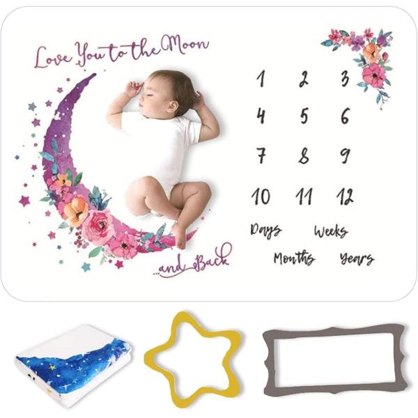 バリエーションコード : 2B4GQPYD4Y・v「商品特徴」近年ママさんの間で大人気の寝相アートの登場です＊この商品は月をモチーフにしたデザインで、月の上に赤ちゃんを寝かしつけてあげることで 可愛い写真が簡単に撮れちゃいます。「装飾品まで...
