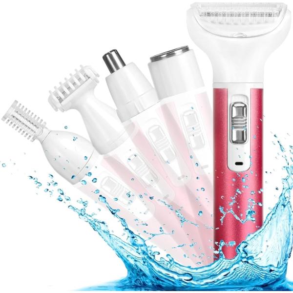 バリエーションコード : 2B4IND62WY「5In1 電気 シェーバー 女性＆ 全身適用」Rilobi 電動 シェーバー は VIO専用シェーバー、ボディーシェーバー、顔用シェーバー、鼻毛カッター、眉毛カッターなど5つの機能がある充電式...