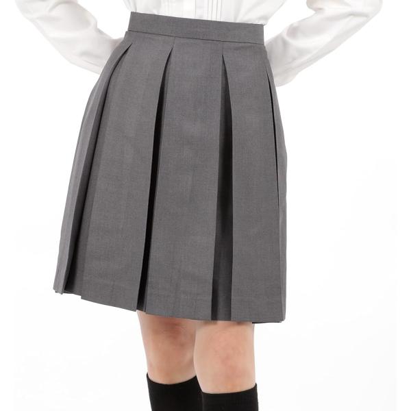 バリエーションコード : 2B4N8OFYLN・メイン素材: ポリエステル、コットン・素材構成: ポリエステル、コットン・ボックスプリーツスカートは清楚で落ち着いた印象で学生の制服アイテムとして人気です。プリーツスカートよりも深く織り込まれ...