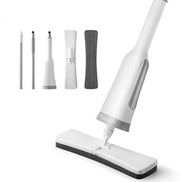 ・「手洗い不要吸水モップ」： (1).モップは絞り器付き、３回ほど繰り返して水を絞ると、洗浄を手で洗う必要がなく綺麗になれます。(2). クリーナー剤と合わせて使用するのがよい、掃除はもっと簡単で便利です。頑固な汚れを効果的に除去できます。...