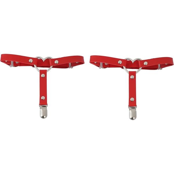 バリエーションコード : 2B6LHJL4VF・ガーターベルト風な、脚周りをイメチェンできちゃうアイテム。・パンキッシュなファッションから、ゴスロリ系、Ｖ系など、ちょっとしたアクセントにも。・太もも、膝上、脛等お好みの位置でお使いいただけま...