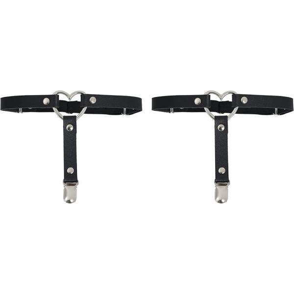 バリエーションコード : 2B6LHJL4VF・ガーターベルト風な、脚周りをイメチェンできちゃうアイテム。・パンキッシュなファッションから、ゴスロリ系、Ｖ系など、ちょっとしたアクセントにも。・太もも、膝上、脛等お好みの位置でお使いいただけま...