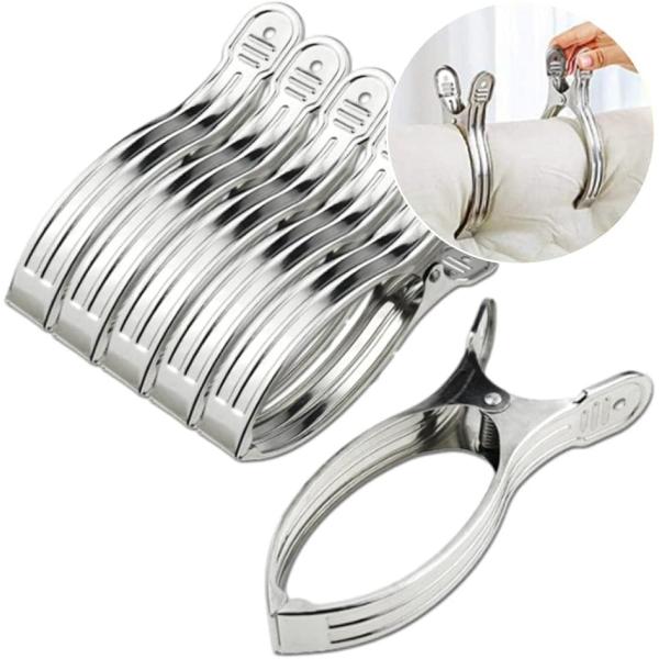 「特大サイズ」ステンレス製の布団ばさみの6個セットです。強力なバネを採用しているのでグリップ力が強く、突然の強風でも安心です。「錆びにくい」耐久性・耐水性に優れているステンレス製です。プラスチックと違い、劣化しにくいので長期間使用することが...