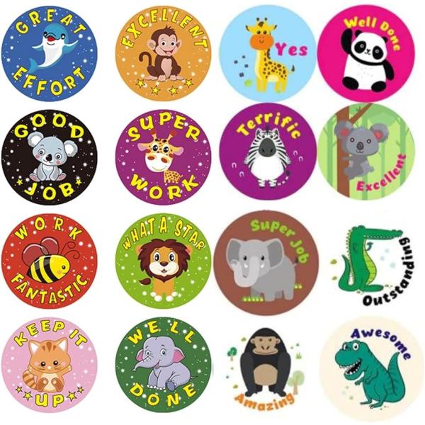 バリエーションコード : 2B4YSWUT0P・こどもが好きな可愛い動物柄のごぼうびシール、たっぷり使える大容量1000枚セットです。・絵柄は1セット16種類。出席シールやトイレトレーニング用のよくできましたシールとしてもお使いいただけます...