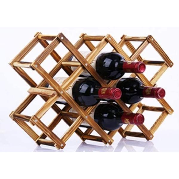 バリエーションコード : 2B8JPNWCW4・折りたたみ式の木製ワインラックです。・ワイン好きの方におすすめ＊木目を生かしたやさしいナチュラルな風合いの天然木の素材を使用。和風・洋風にこだわらず、コーディネートしやすいです。・ワインを天然...