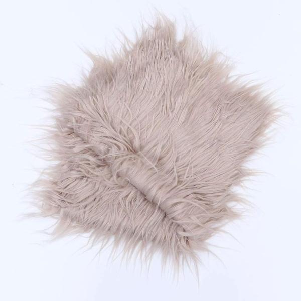 バリエーションコード : 2B8N2R8OYH・新生児 赤ちゃん ニューボーンフォト ラグ ファー ブランケット 下敷き 合成 記念撮影 ソフト 肌に優しい・素材：合成素材 肌に優しい素材で洗濯も可能・サイズ：60x50x1cm/ 24 x...