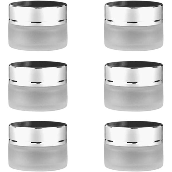 ・ハンドクリームやアロマクリームの小分け・保存などに便利なガラス製の透明容器6個セットです。・内フタ付きなので、しっかり密閉できて清潔にお使いいただけます。口が広いので詰め替えやすく、高さも低めなので洗浄も簡単です。・コンパクトなので、旅行...