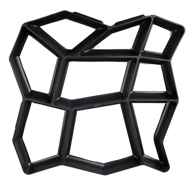 バリエーションコード : 2B6XNRVDPR・石畳の道が簡単に作れるガーデニング用のコンクリート型枠です。・プラスチック製で軽量なので、繰り返しの作業でも負担になりません。・カラーセメントを使用したり、コンクリートが乾く前に他の石を埋め込...